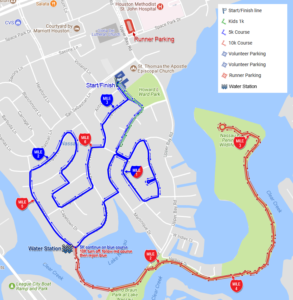 Course Map – Yuri's Fun Run Houston